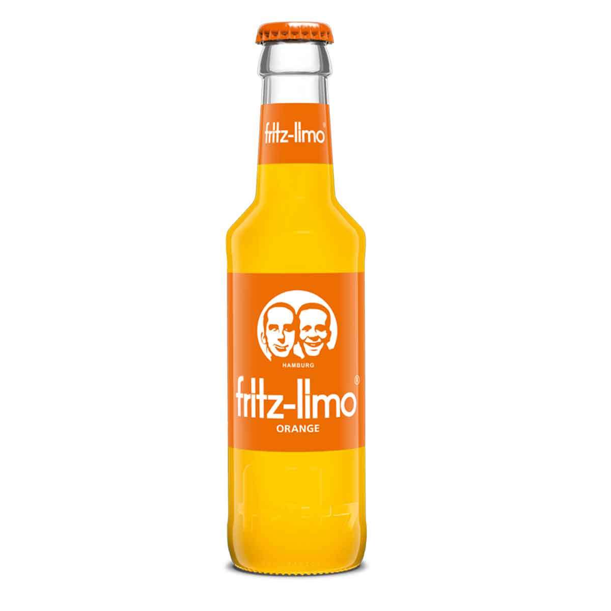 fritz-limo® orangenlimonade (24 x 0,2l) | Getränke-Bringdienst Potyka